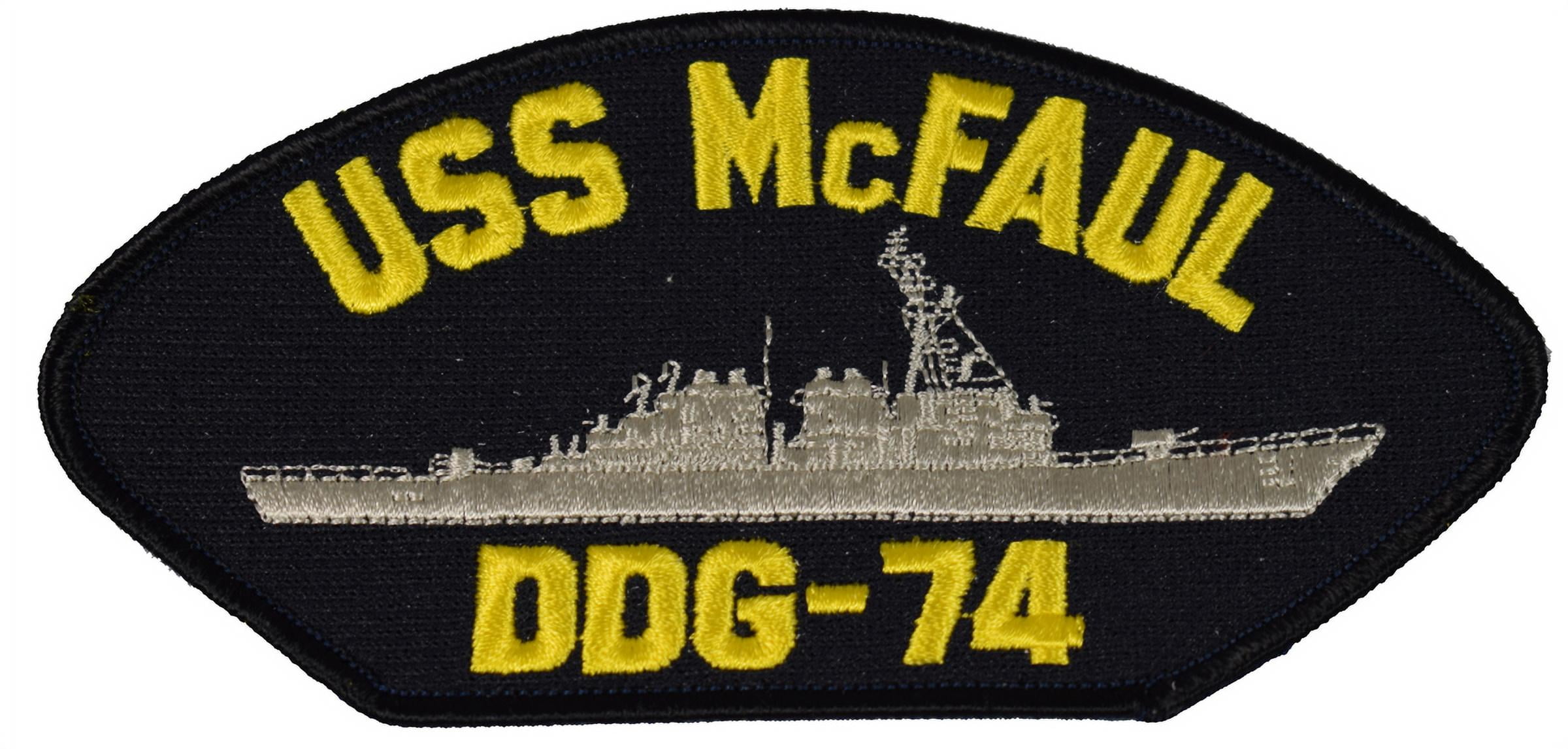 USS MCFAUL DDG-74 SHIP PATCH - GREAT COLOR - Veteran Owned Business ...