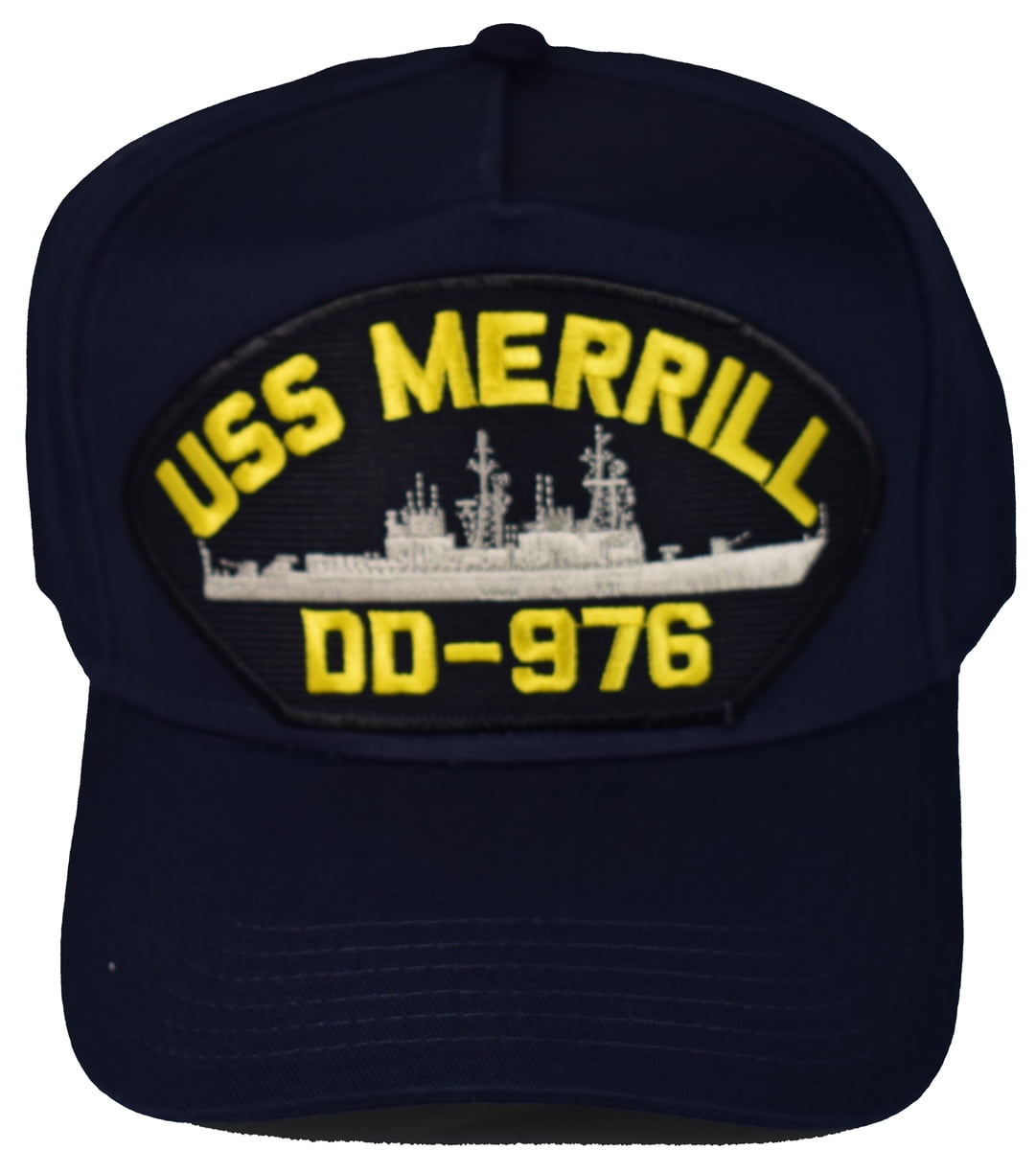 USS MERRILL DD-976 SHIP HAT - NAVY BLUE - Veteran Owned Business ...