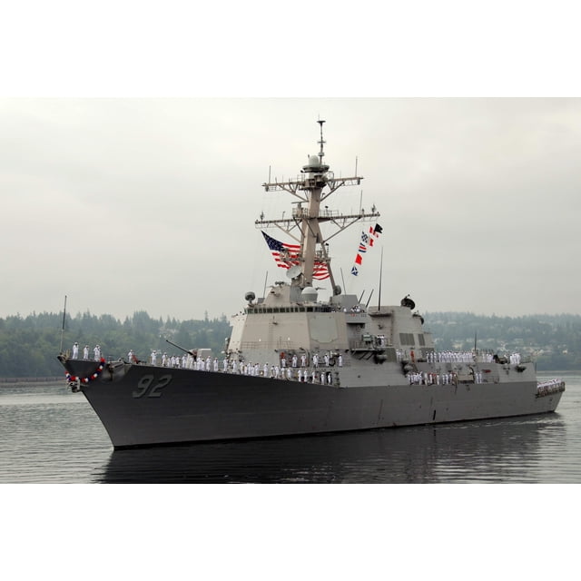 Uss Momsen Destroyer Navy Ship Glossy Poster Picture Photo Print Banner ...