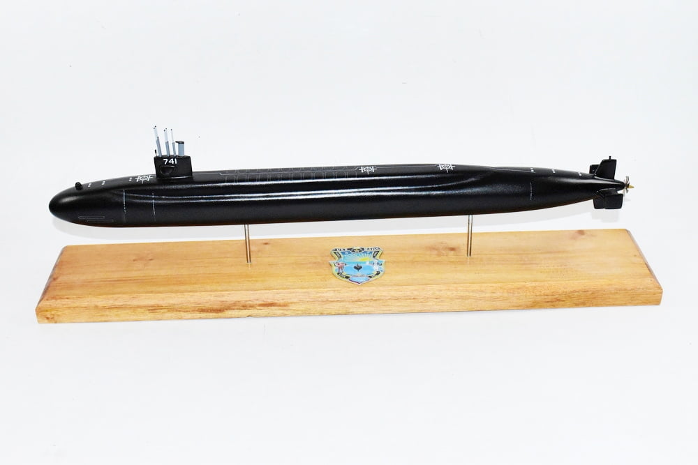 USS Maine SSBN-741 Submarine Model (Black Hull),Navy,Scale Model ...