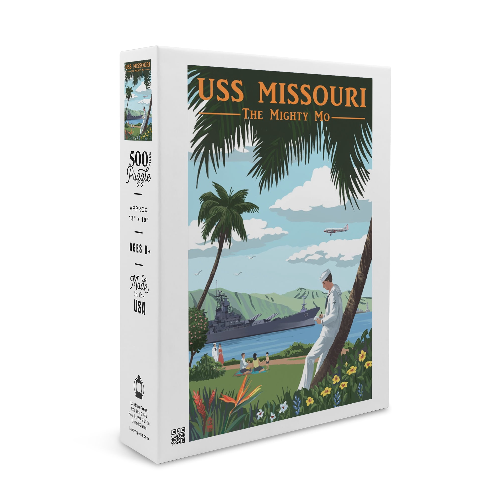 USS Missouri, Pearl Harbor Prewar (19x27 inches, Premium 500 Piece ...