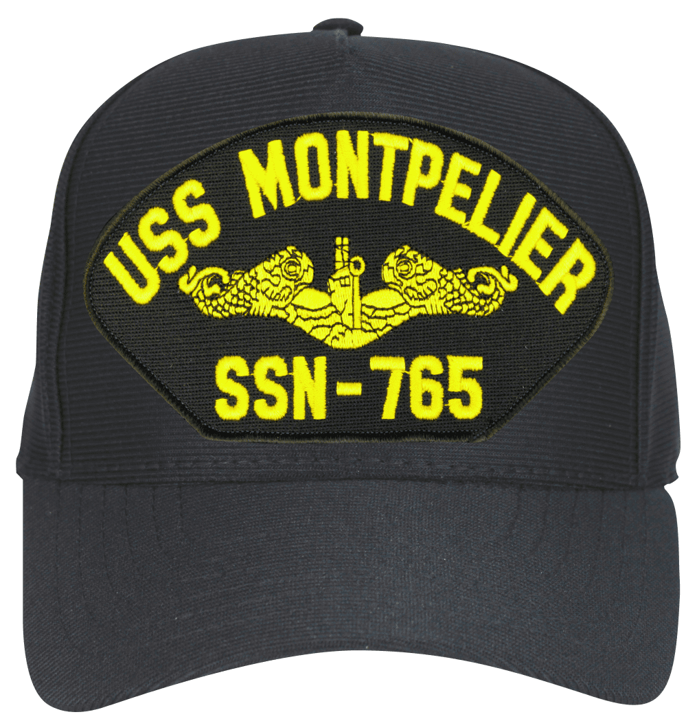 USS Montpelier SSN-765 ( Gold Dolphins ) Submarine Officer Cap ...