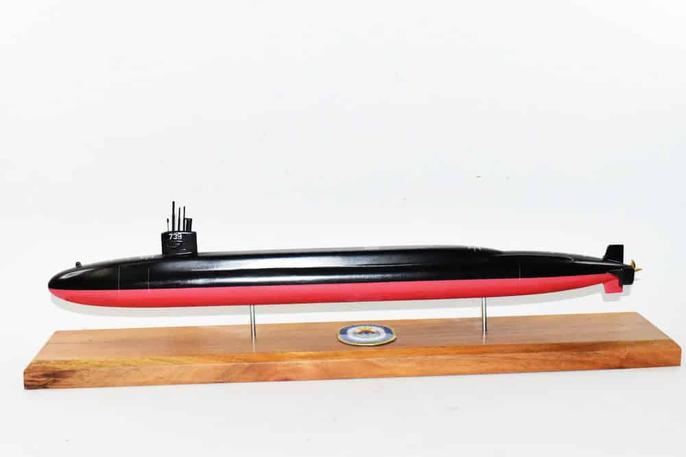 USS Nebraska Big Red SSBN-739 Submarine,Navy,Scale Model,Mahogany,20 ...