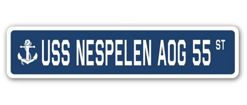 USS Nespelen Aog 55 Street [3 Pack] of Vinyl Decal Stickers | Indoor ...