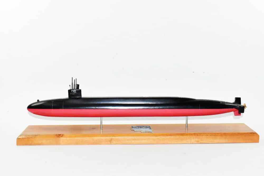 USS Nevada SSBN-733 Submarine Model,Navy,Scale Model,Mahogany,20 inch ...