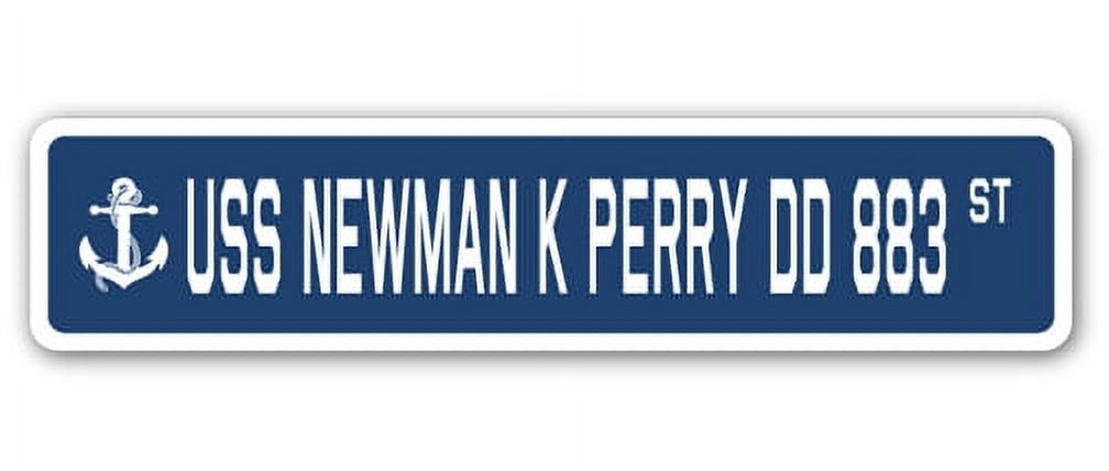 USS Newman K Perry Dd 883 Street [3 Pack] of Vinyl Decal Stickers ...