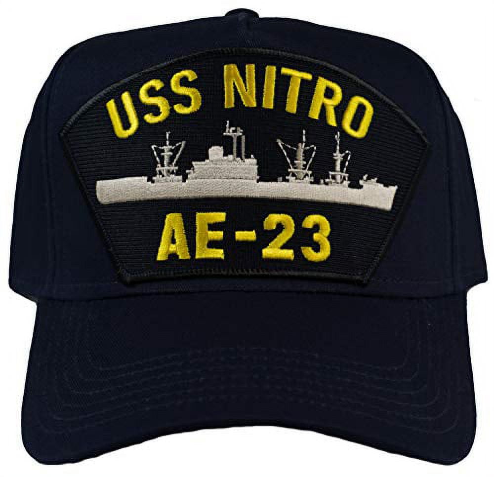 USS Nitro AE-23 Ship HAT - Navy Blue - Veteran Owned Business - Walmart.com