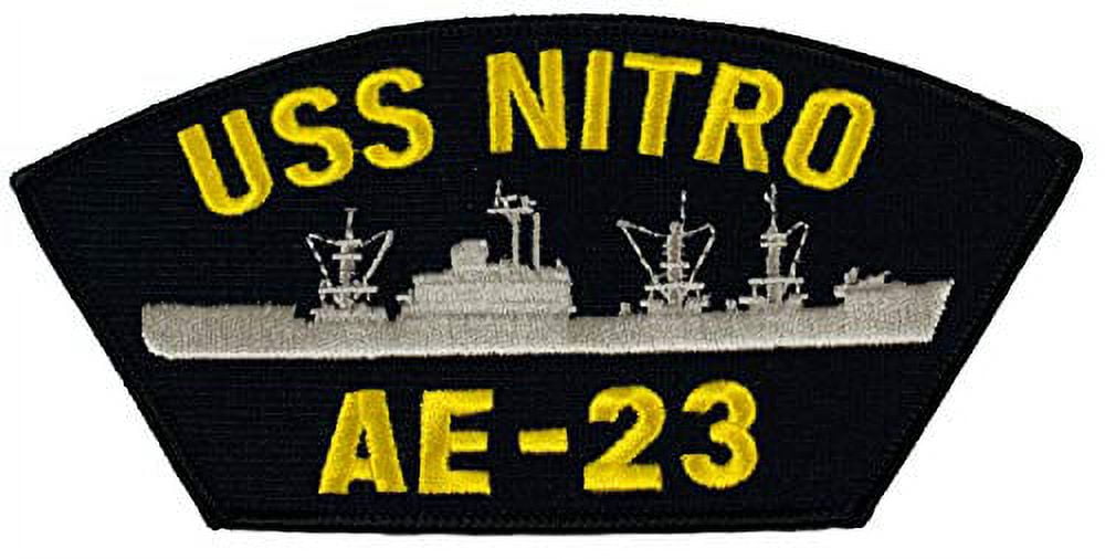 USS Nitro AE-23 Ship Patch - Great Color - Veteran Owned Business ...