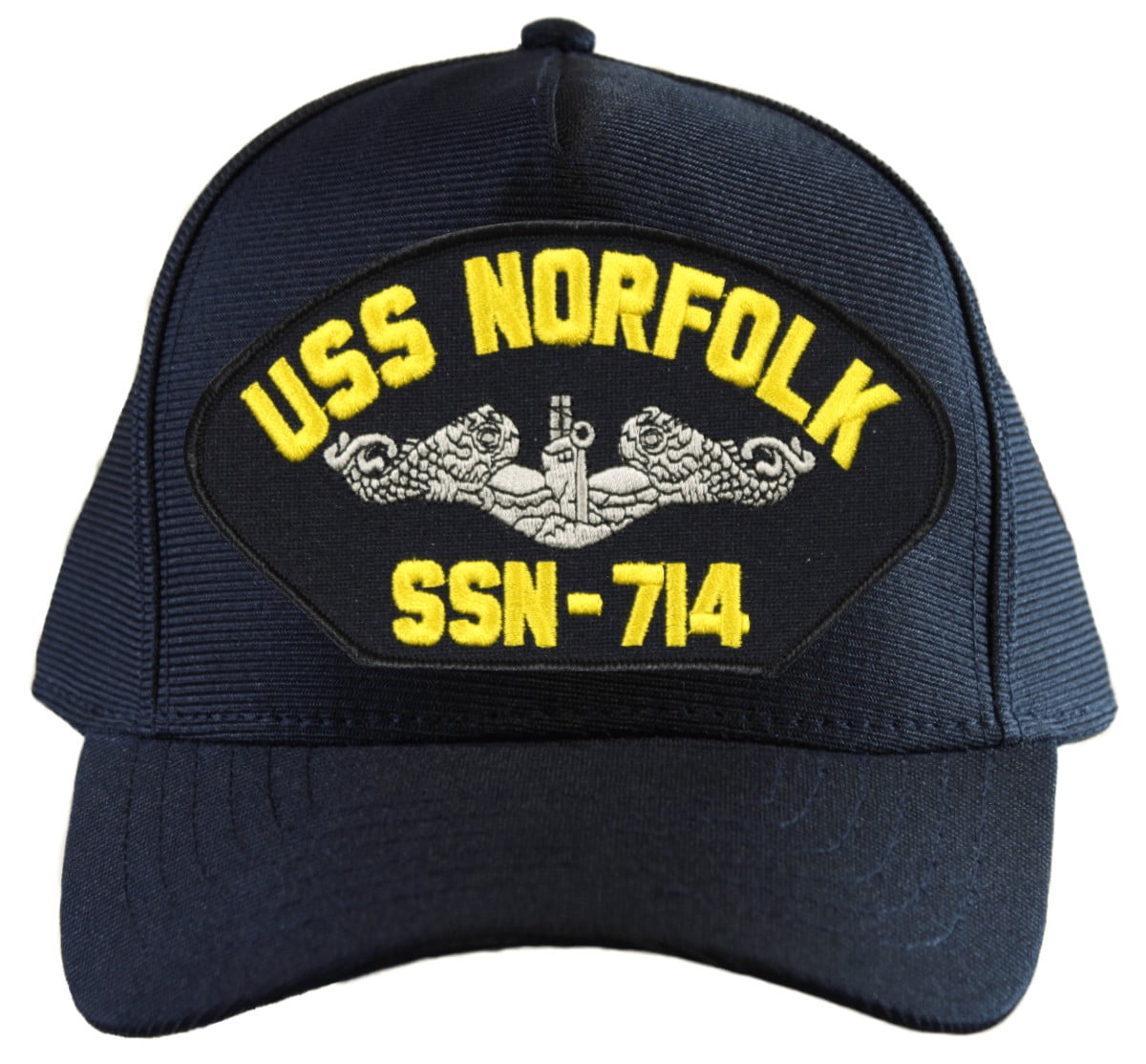 USS Norfolk SSN-714 ( Silver Dolphins ) Submarine Enlisted Cap ...