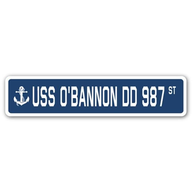 USS O'BANNON DD 987 Street Sign us navy ship veteran sailor gift ...