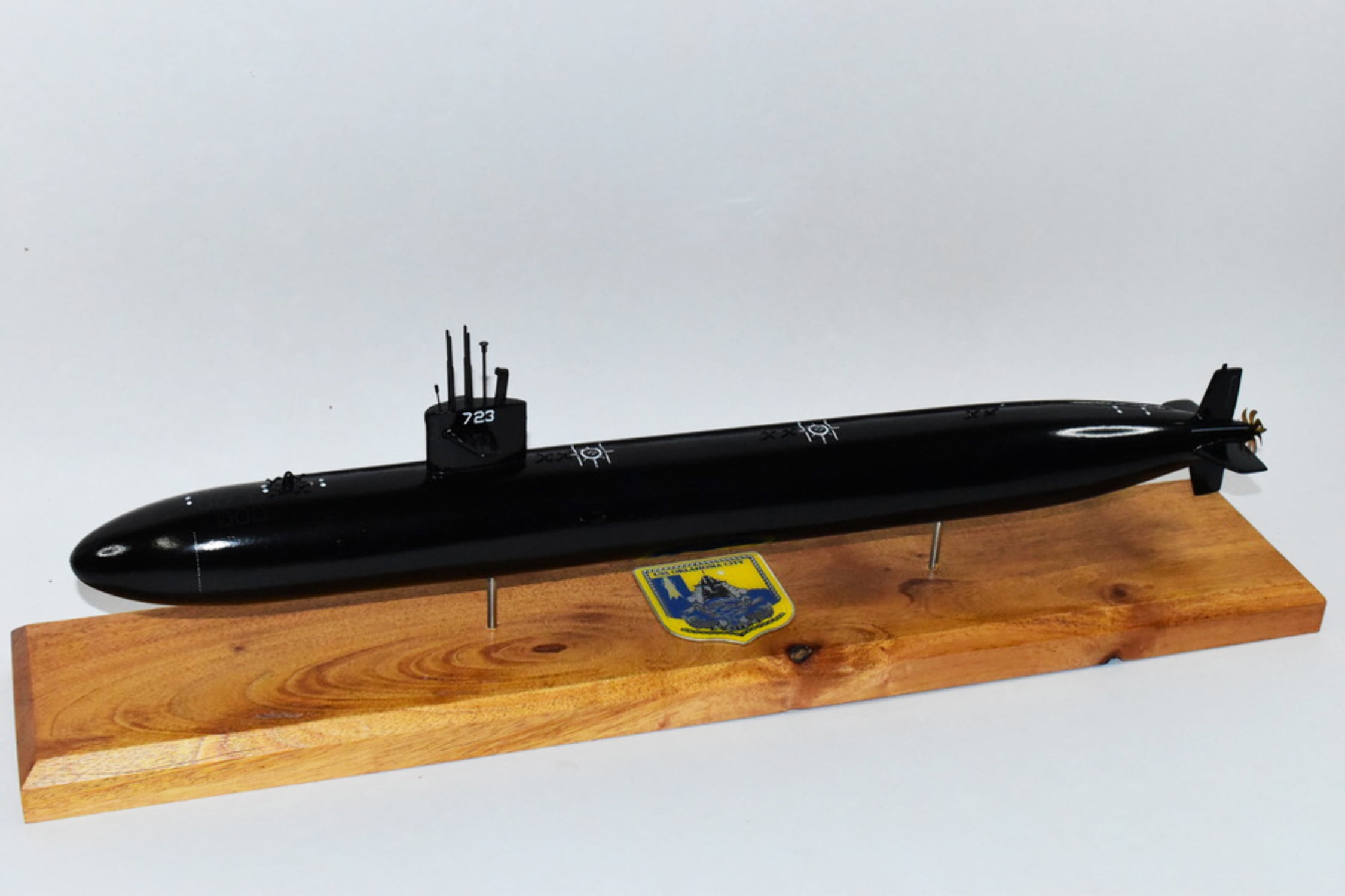 USS Oklahoma City SSN-723 FLT II Black Hull Submarine Model, Navy ...