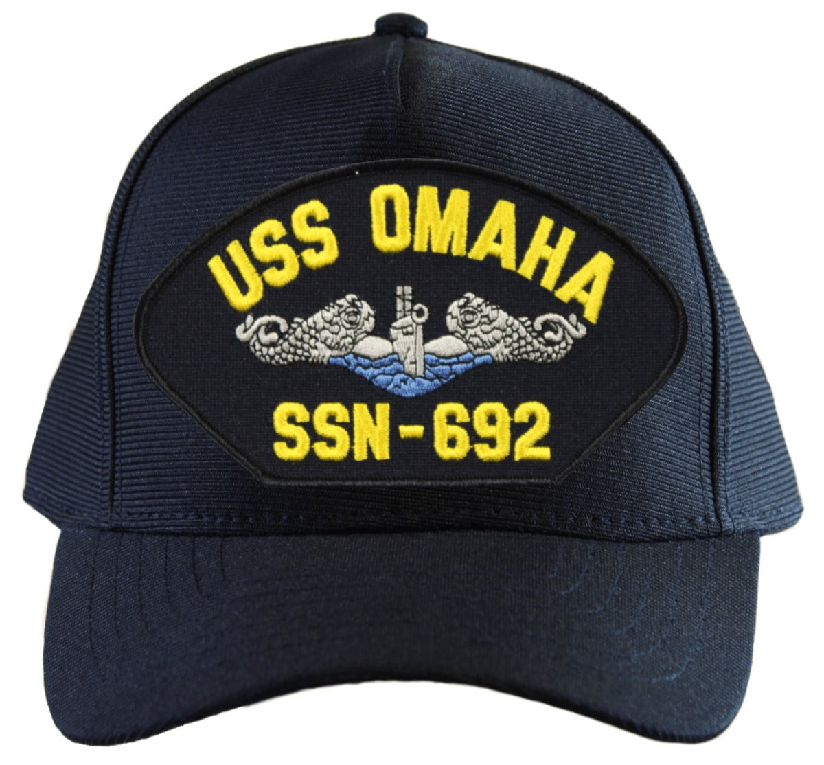 USS Omaha SSN-692 Blue Water ( Silver Dolphins ) Submarine Enlisted Cap ...