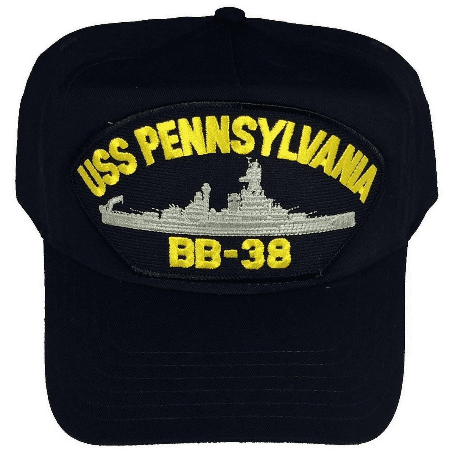 USS PENNSYLVANIA BB-38 HAT USN NAVY SHIP LEAD CLASS BATTLESHIP SUPER ...
