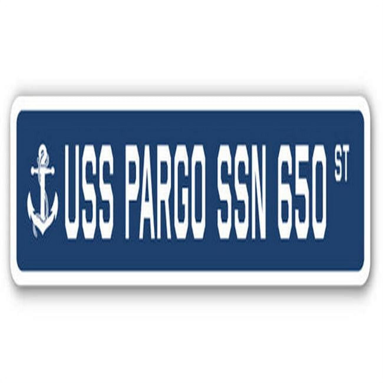 USS Pargo SBN 650 Street Sign - US Navy Ship Veteran Sailor Gift ...