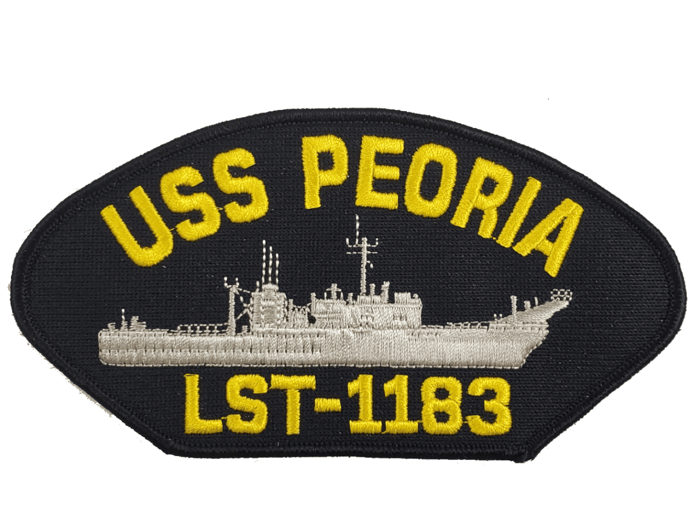 USS Peoria LST-1183 Ship Patch - Great Color - Veteran Owned Business ...