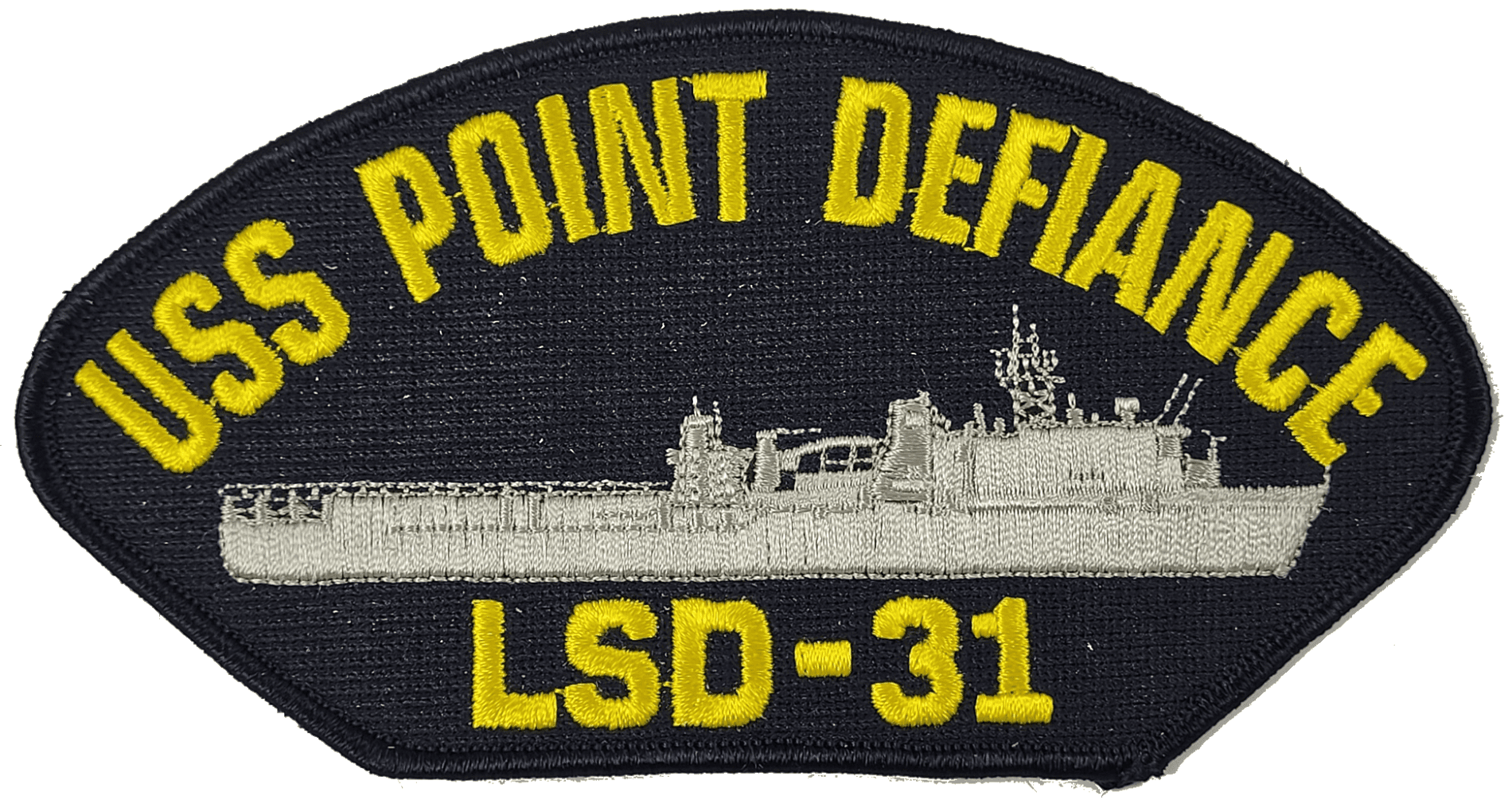 USS Point Defiance LSD-31 Ship Patch - Great Color - Veteran Owned ...
