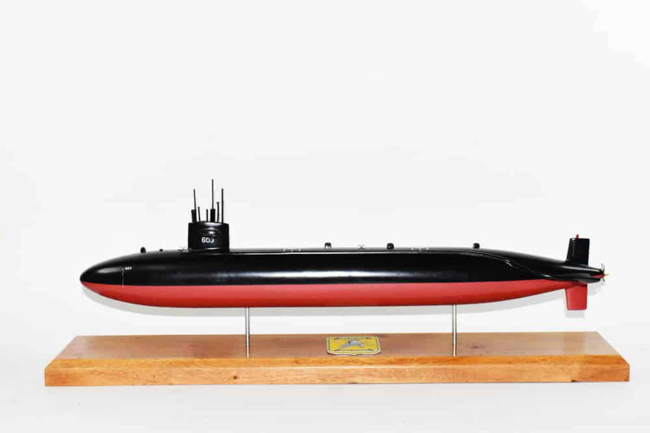 USS Pollack SSN-603 Submarine Model,US Navy,Scale Model,Mahogany,Permit ...