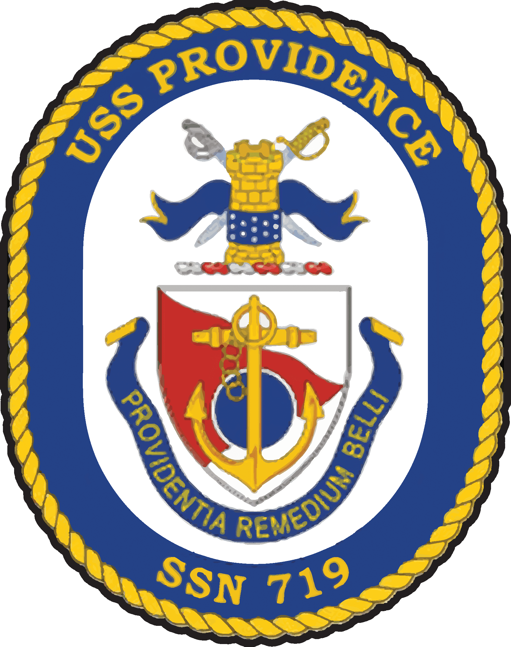 USS Providence SSN-719 Badge Sticker Decal Los Angeles Class Attack ...