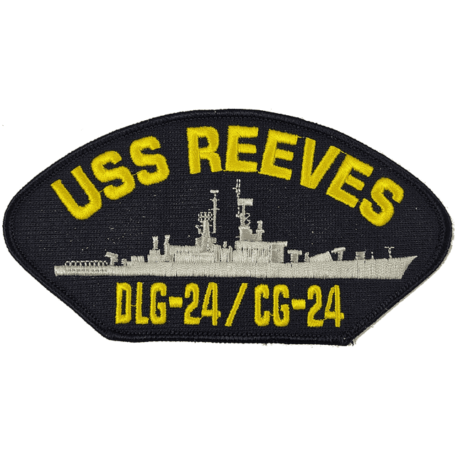 USS Reeves DLG-24/CG-24 Ship Patch - Great Color - Veteran Owned ...