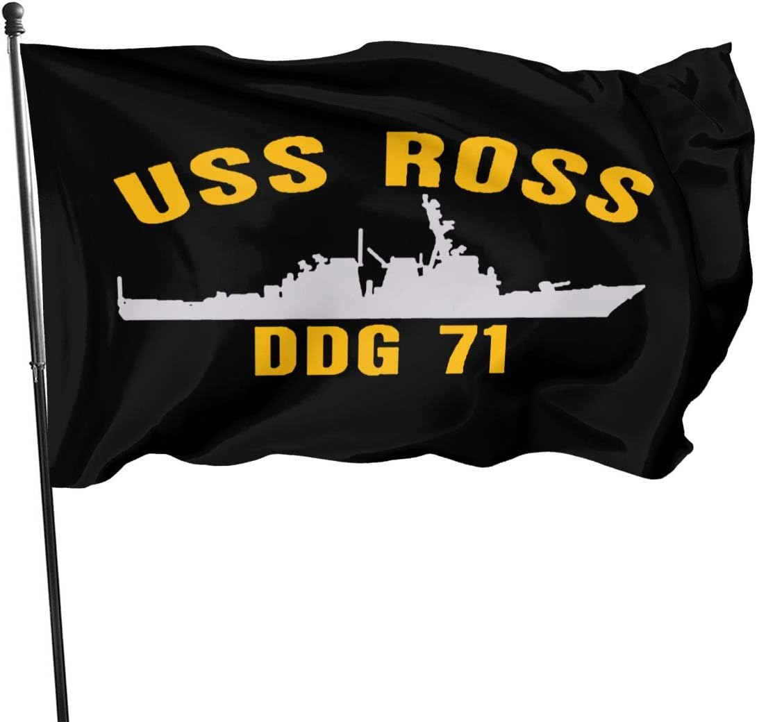 USS Ross DDG 71 Flag Outdoor Flags Banner Breeze Flag - Walmart.com