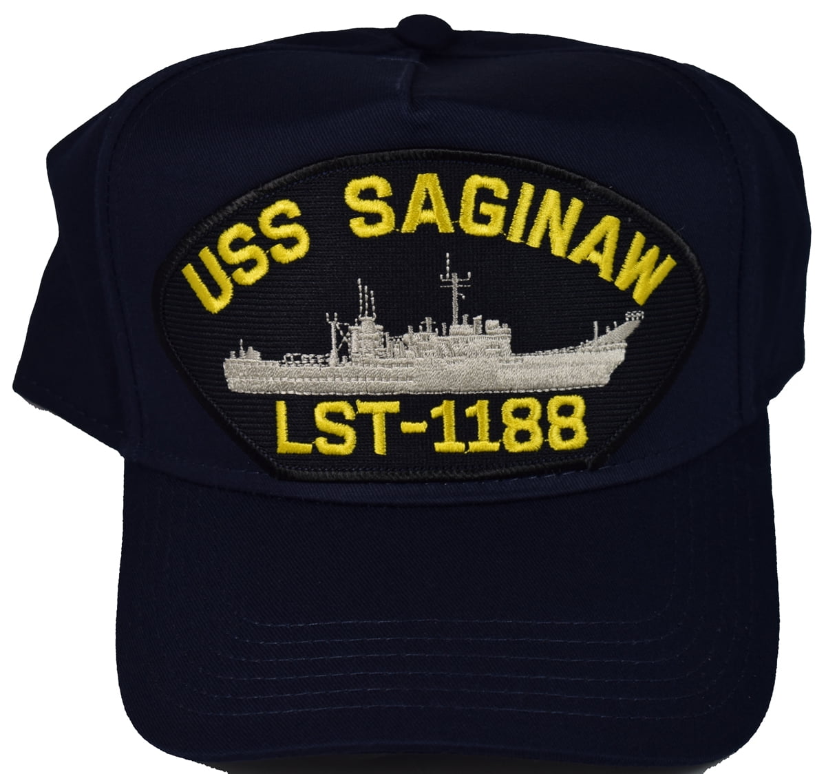 USS SAGINAW LST-1188 SHIP HAT - NAVY BLUE - Veteran Owned Business ...