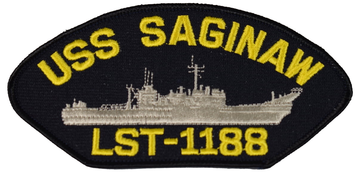 USS SAGINAW LST-1188 SHIP PATCH - GREAT COLOR - Veteran Owned Business ...
