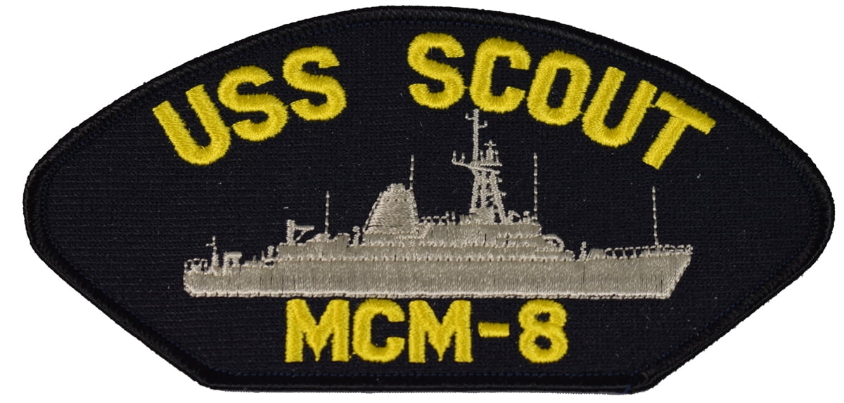 USS SCOUT MCM-8 SHIP PATCH - GREAT COLOR - Veteran Owned Business ...
