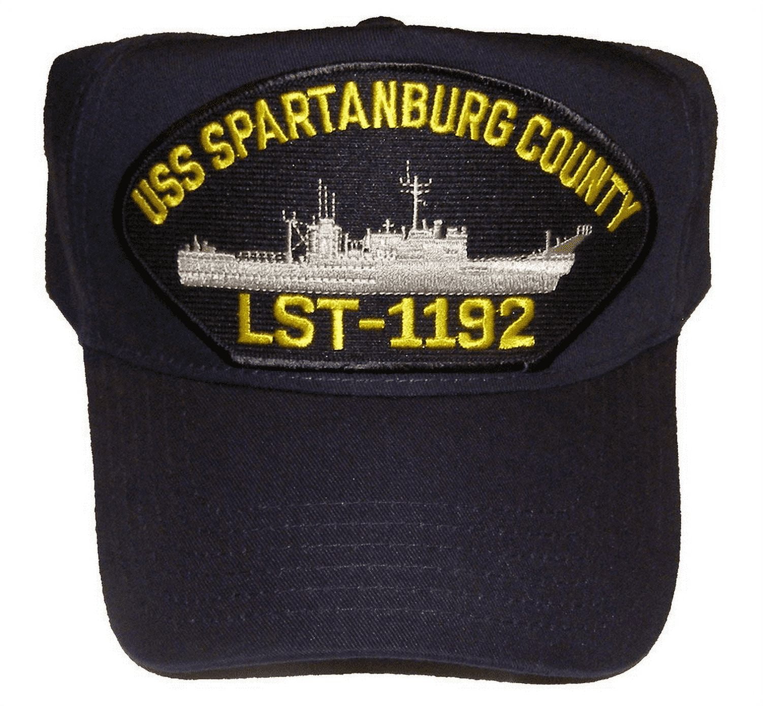 USS SPARTANBURG COUNTY LST-1192 HAT CAP USN NAVY NEWPORT CLASS TANK ...