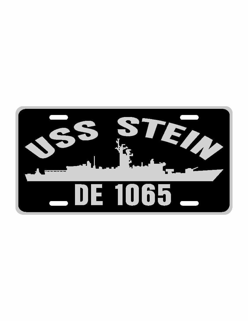 USS STEIN DE 1065 Aluminum License Plate Military Navy USN Car Truck RV ...