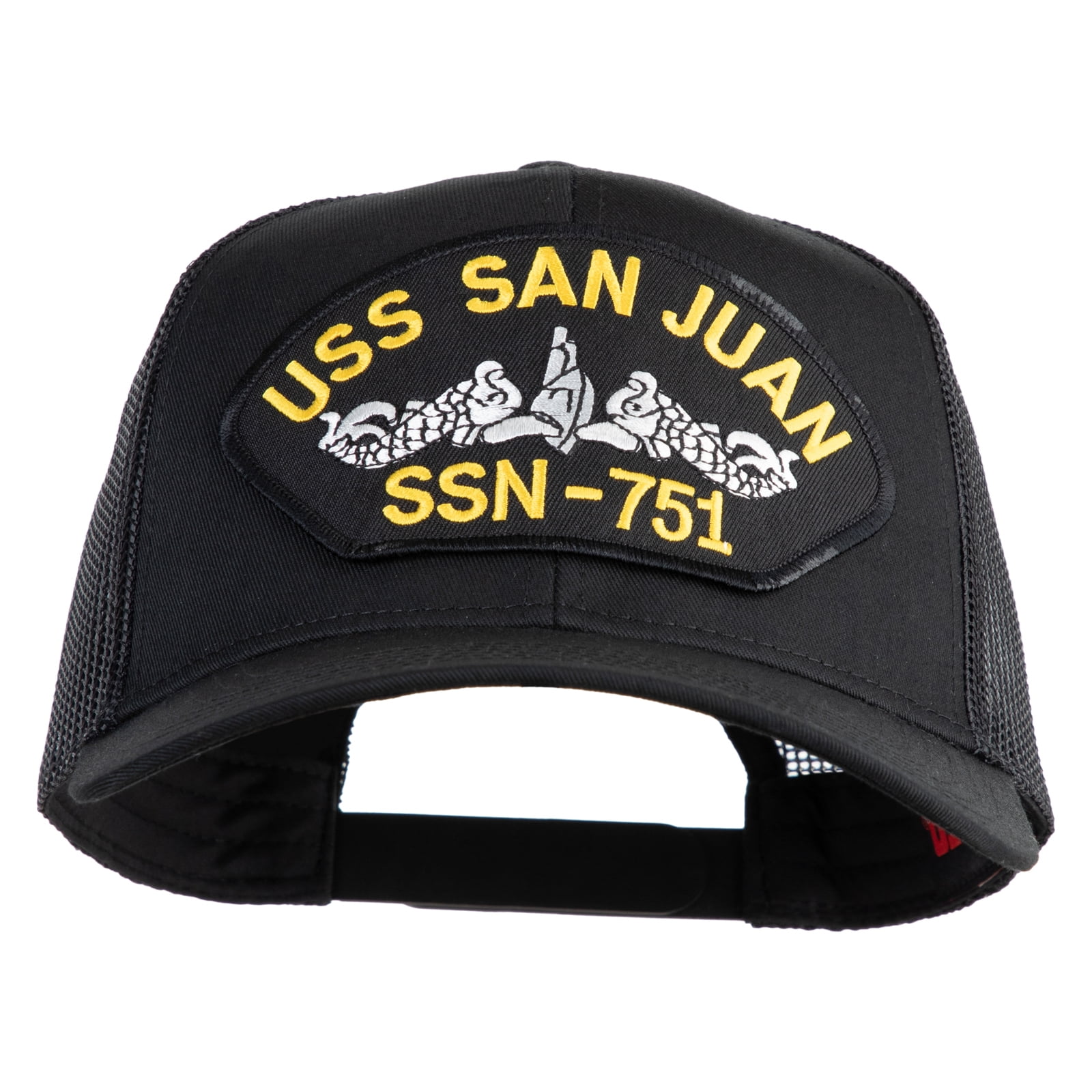 USS San Juan Submarine SSN 751 Patched Solid Cotton Twill Mesh Prostyle ...