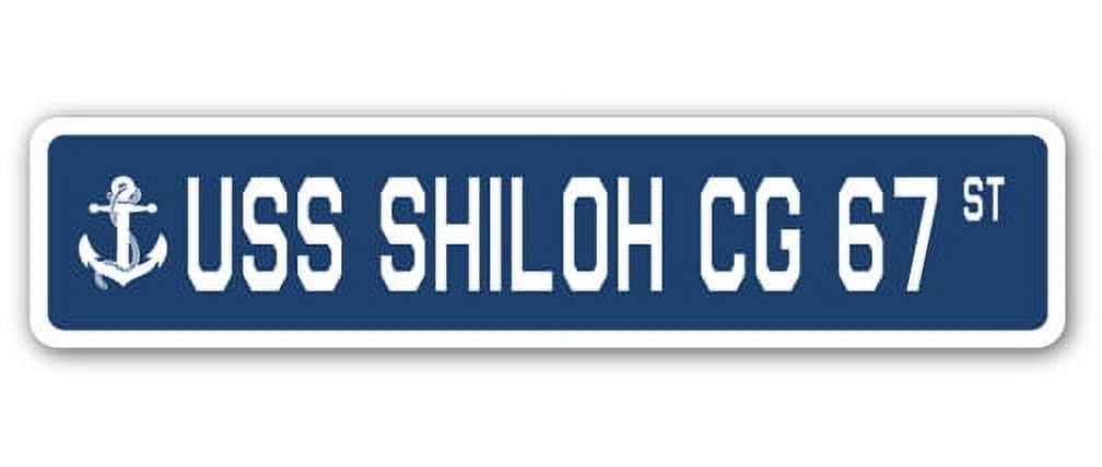 USS Shiloh Cg 67 Street [3 Pack] of Vinyl Decal Stickers | Indoor ...