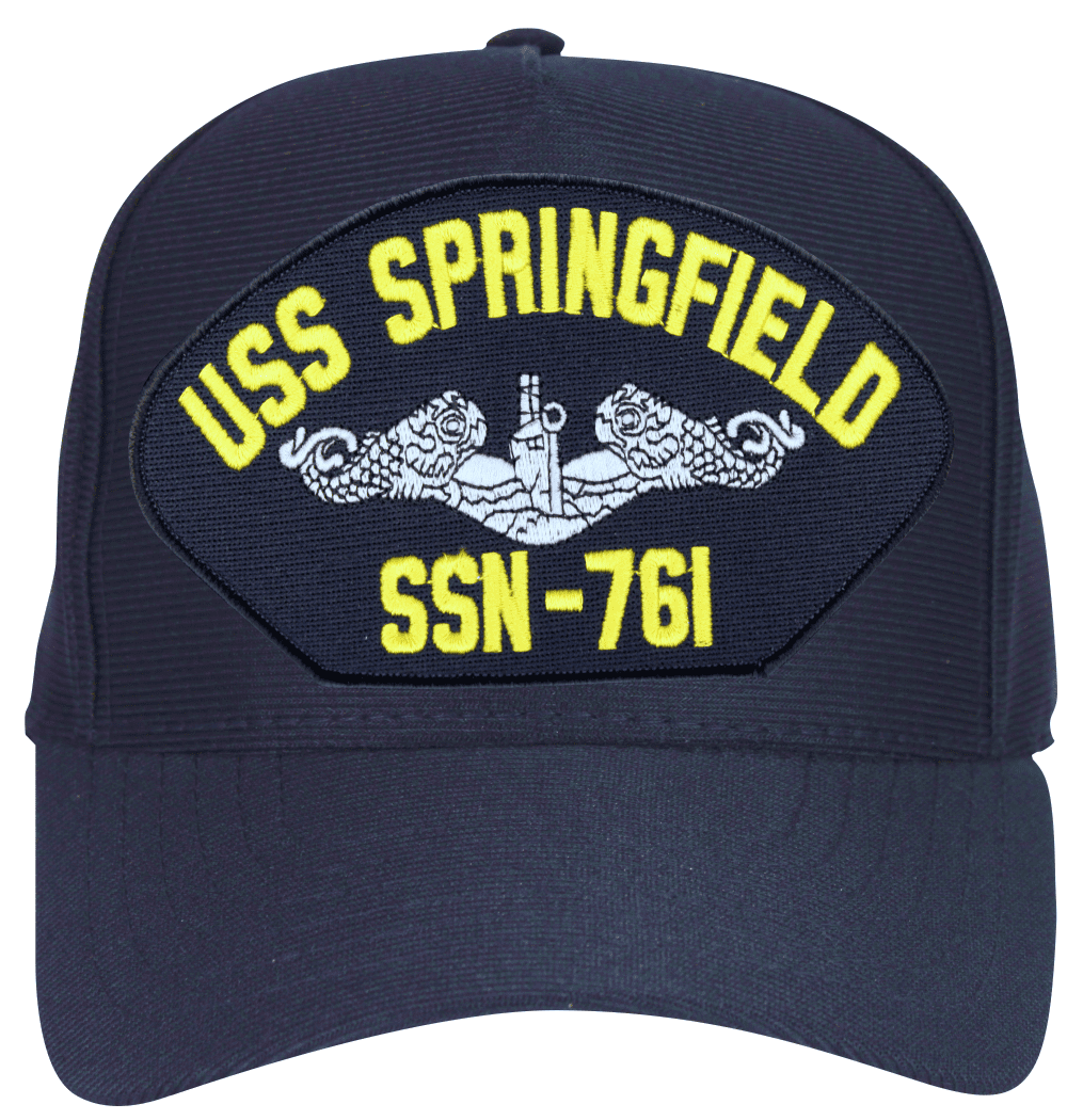 USS Springfield SSN-761 ( Silver Dolphins ) Submarine Enlisted Cap ...