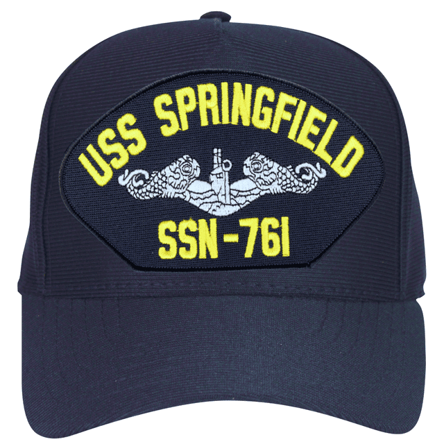 USS Springfield SSN-761 ( Silver Dolphins ) Submarine Enlisted Cap ...