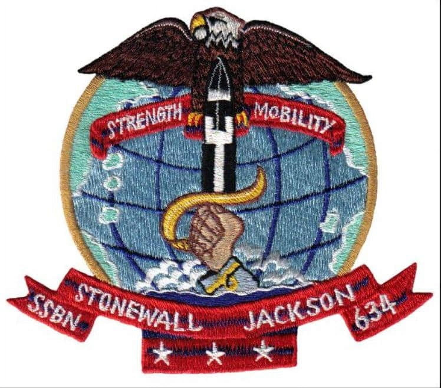 USS Stonewall Jackson SSBN-634 Patch – Sew On - Walmart.com