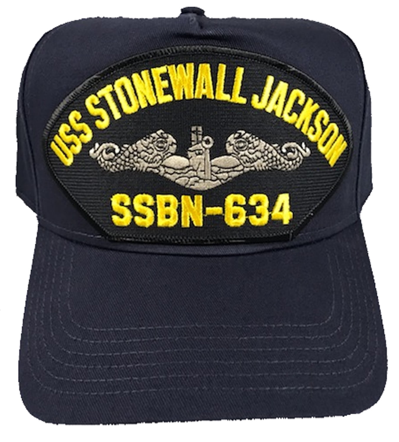 USS Stonewall Jackson SSBN-634 Ship HAT - Navy Blue - Veteran Owned ...