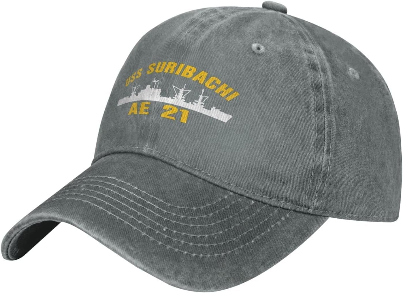 USS Suribachi Ae-21 Baseball Cowboy Hat Adjustable Trucker Hat ...