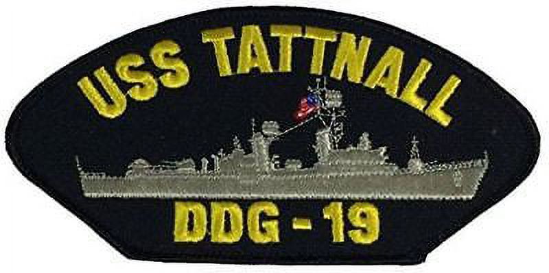 USS TATTNALL DDG-19 PATCH USN NAVY SHIP ADAMS CLASS GUIDED MISSILE ...