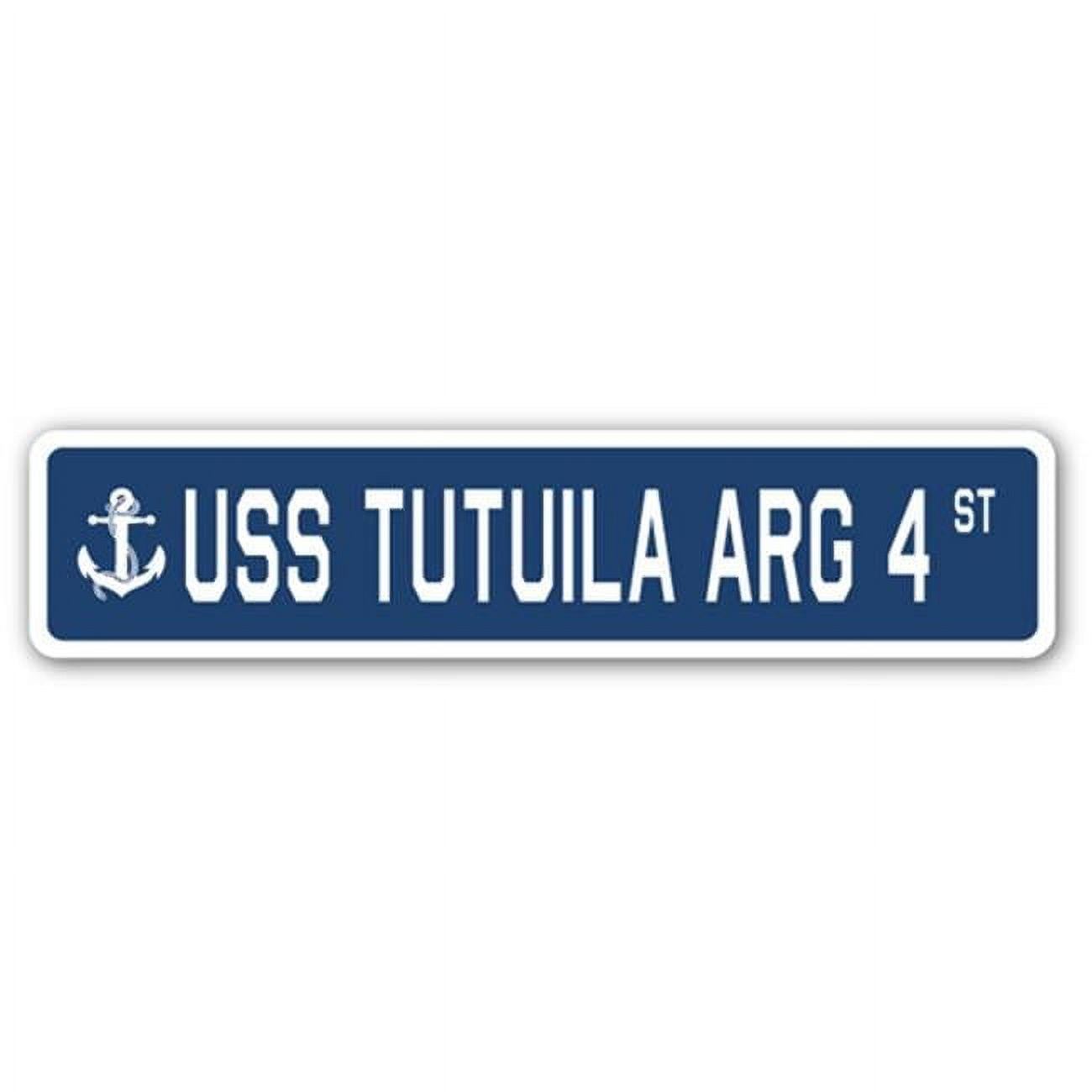 USS TUTUILA ARG 4 Street Sign us navy ship veteran sailor gift ...