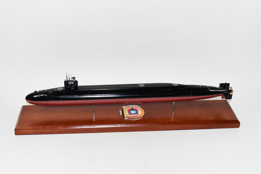 USS Tennessee SSBN-734 Submarine Model,Navy,Scale Model,Mahogany,20 ...