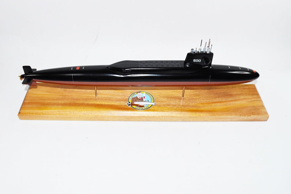 USS Theodore Roosevelt SSBN-600 Submarine,Navy,Scale Model,Mahogany,20 ...