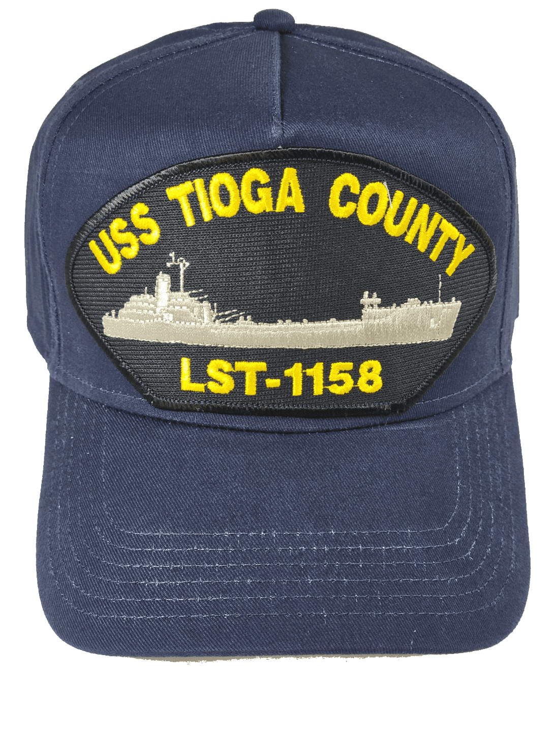 USS Tioga County LST-1158 Ship HAT - Navy Blue - Veteran Owned Business ...