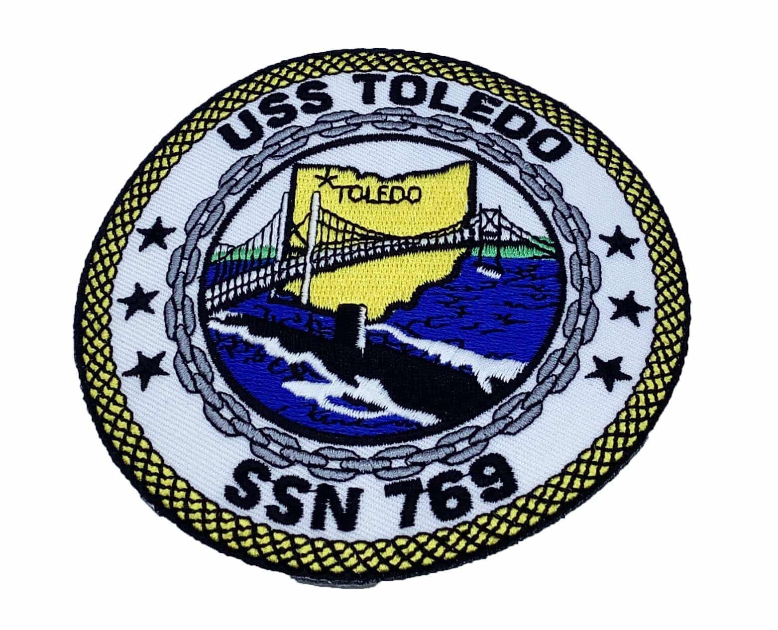 USS Toledo SSN-769 Patch – Plastic Backing - Walmart.com