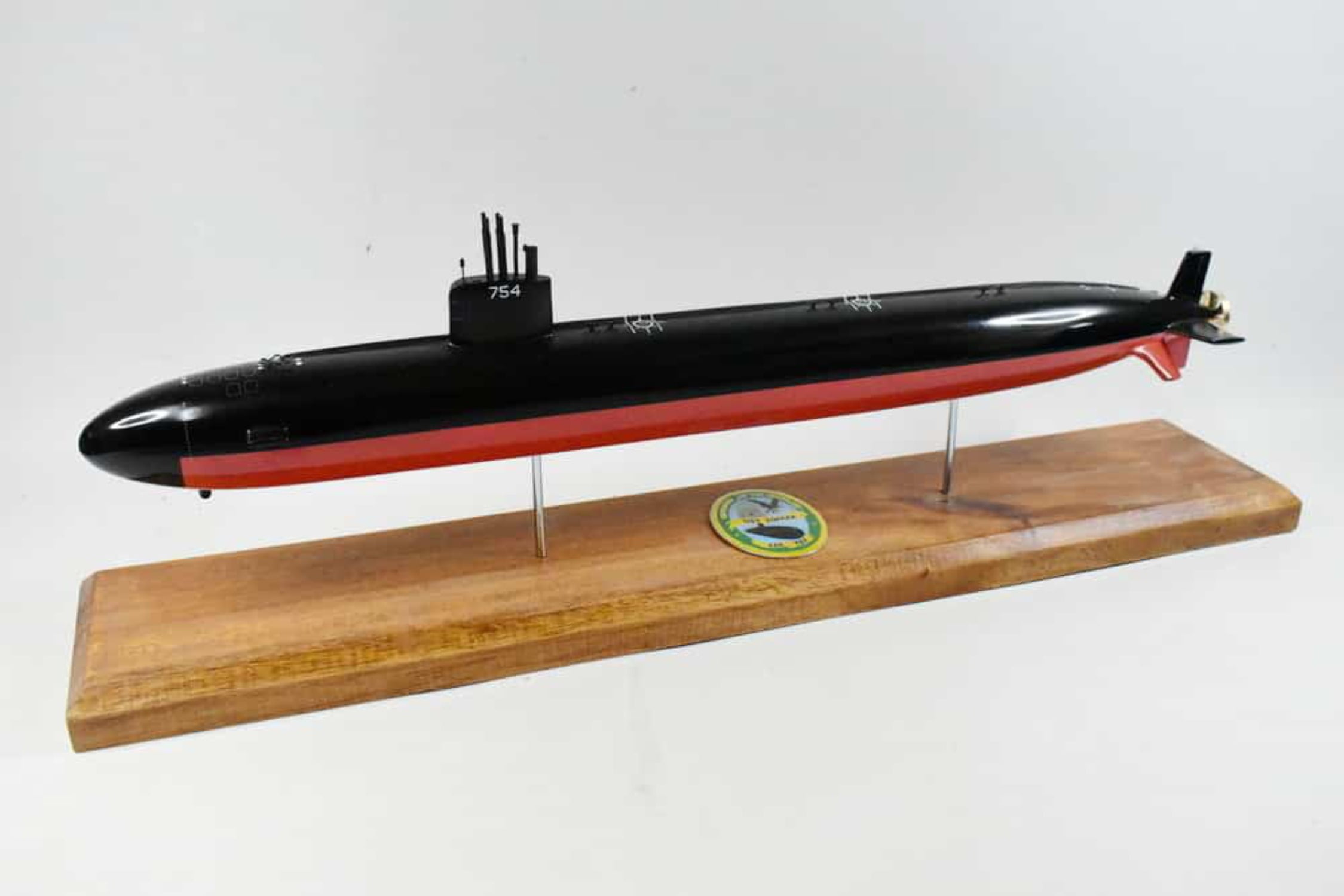 USS Topeka SSN-754 Submarine Model,Navy,Scale Model,Mahogany,20 inch,LA ...