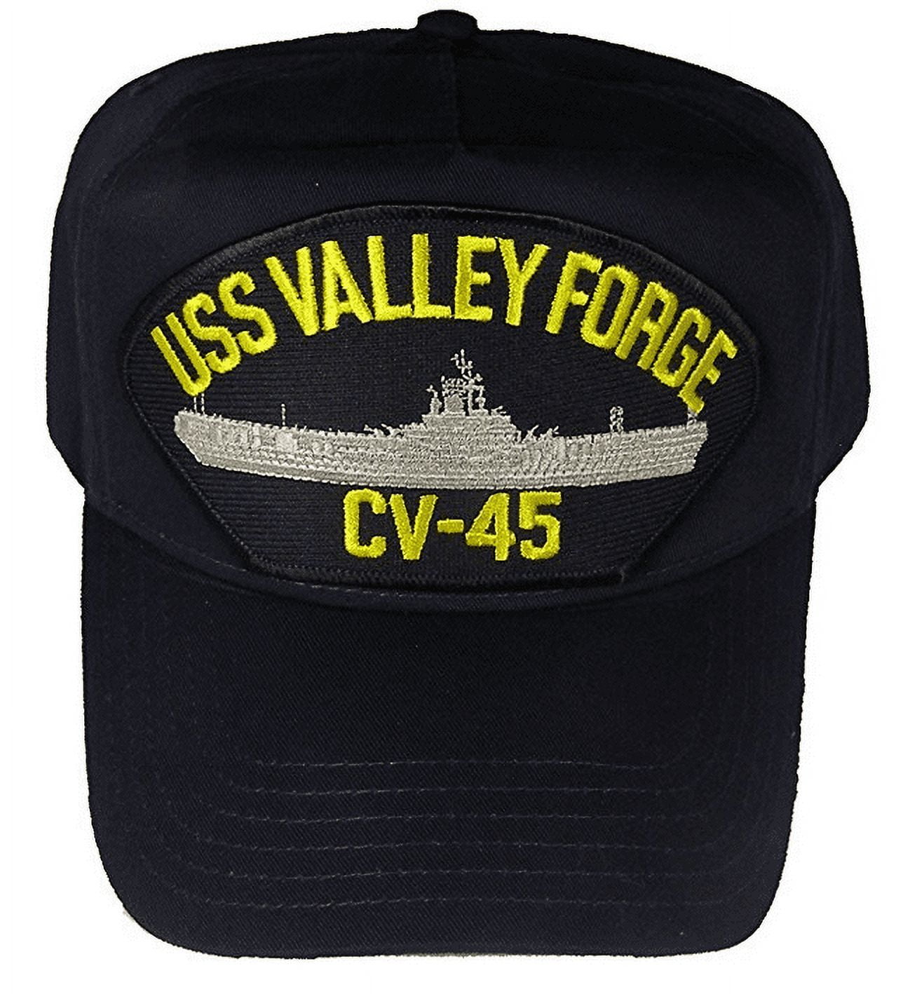 USS VALLEY FORGE CV-45 HAT USN NAVY SHIP ESSEX CLASS AIRCRAFT CARRIER ...
