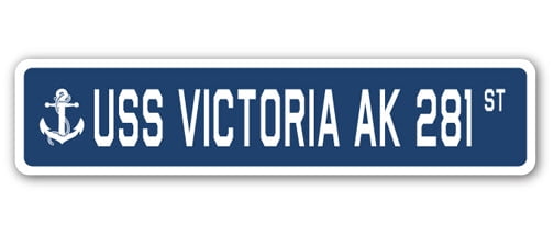 USS VICTORIA AK 281 Street Sign us navy ship veteran sailor gift ...