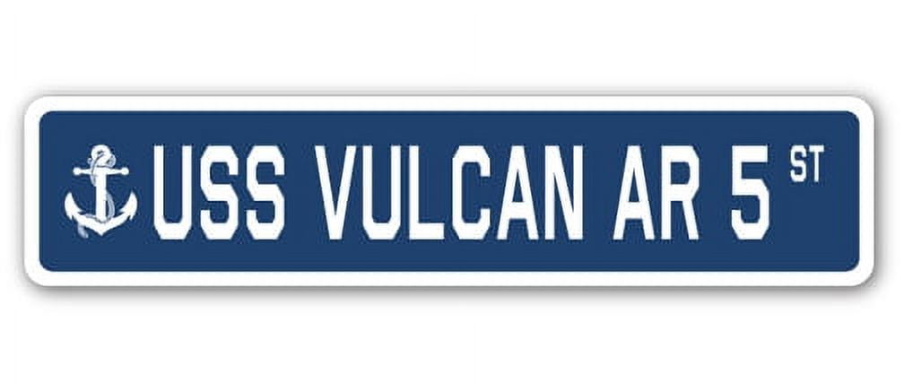 USS Vulcan Ar 5 Street [3 Pack] of Vinyl Decal Stickers | Indoor ...