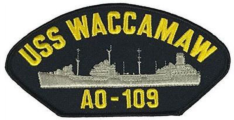 USS WACCAMAW AO-109 PATCH USN NAVY SHIP CIMARRON CLASS REPLENISHMENT ...