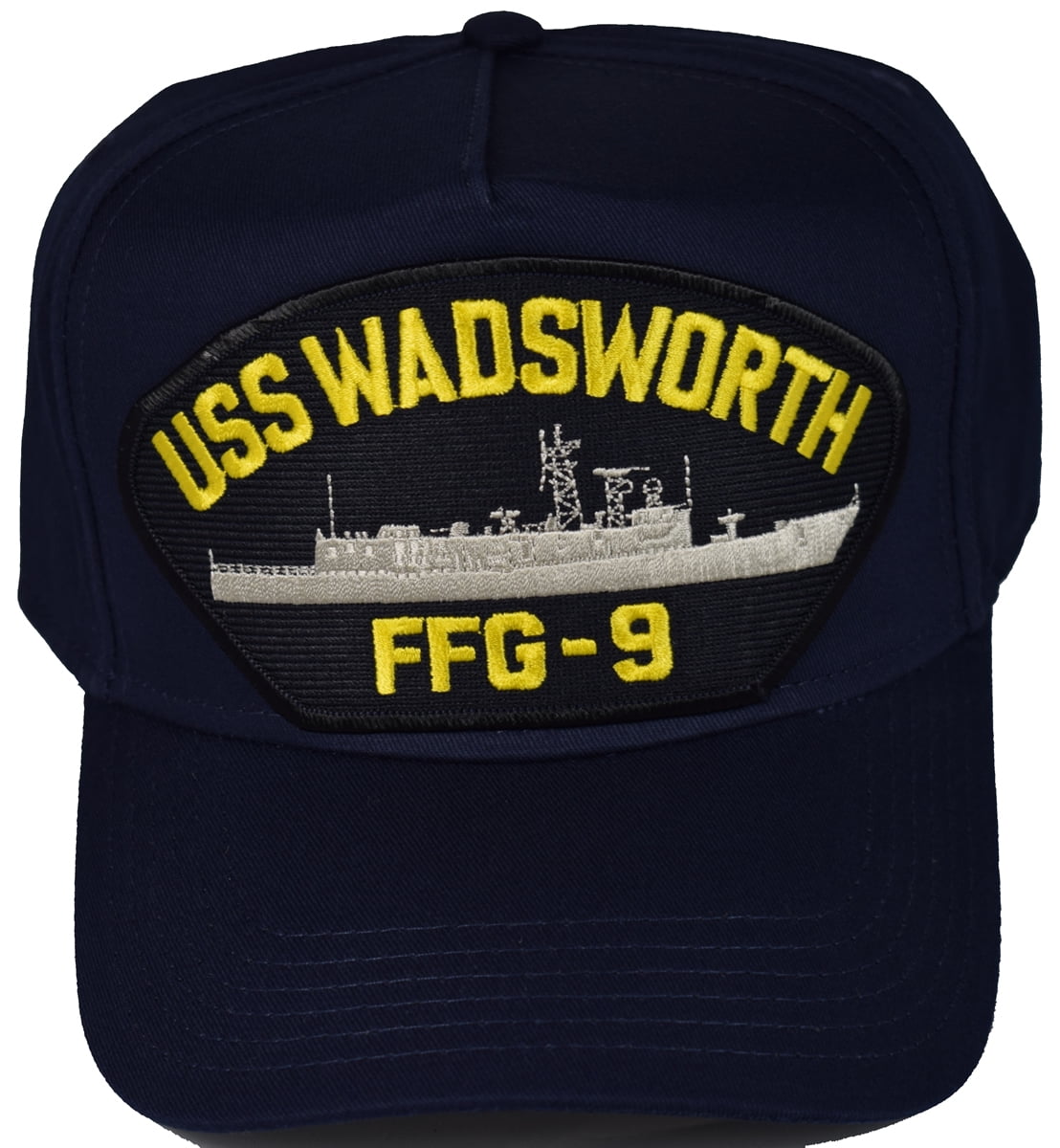 USS WADSWORTH FFG-9 SHIP HAT - NAVY BLUE - Veteran Owned Business ...