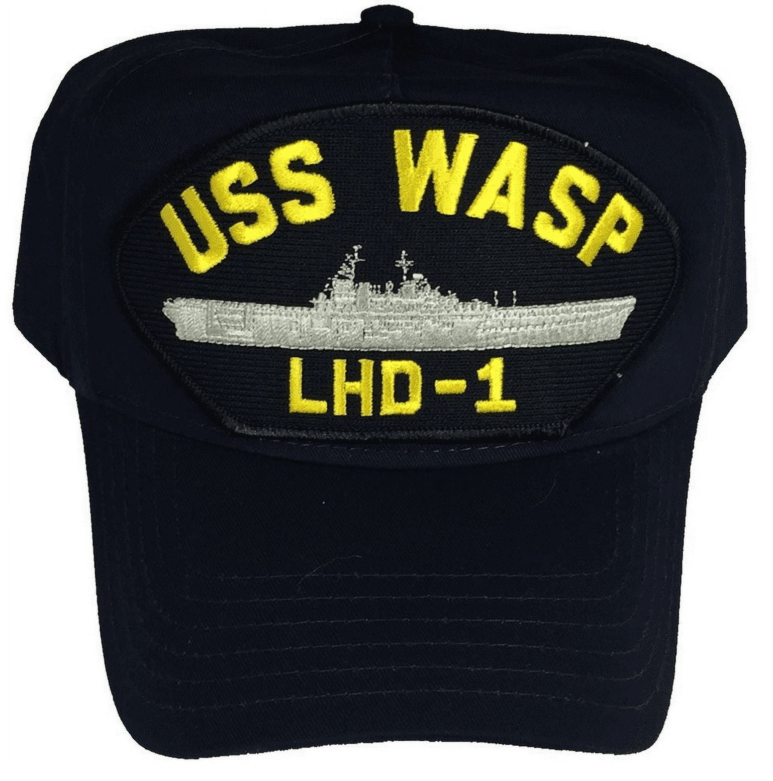 USS WASP LHD-1 HAT USN NAVY SHIP AMPHIBIOUS ASSAULT LCAC USMC - Walmart.com