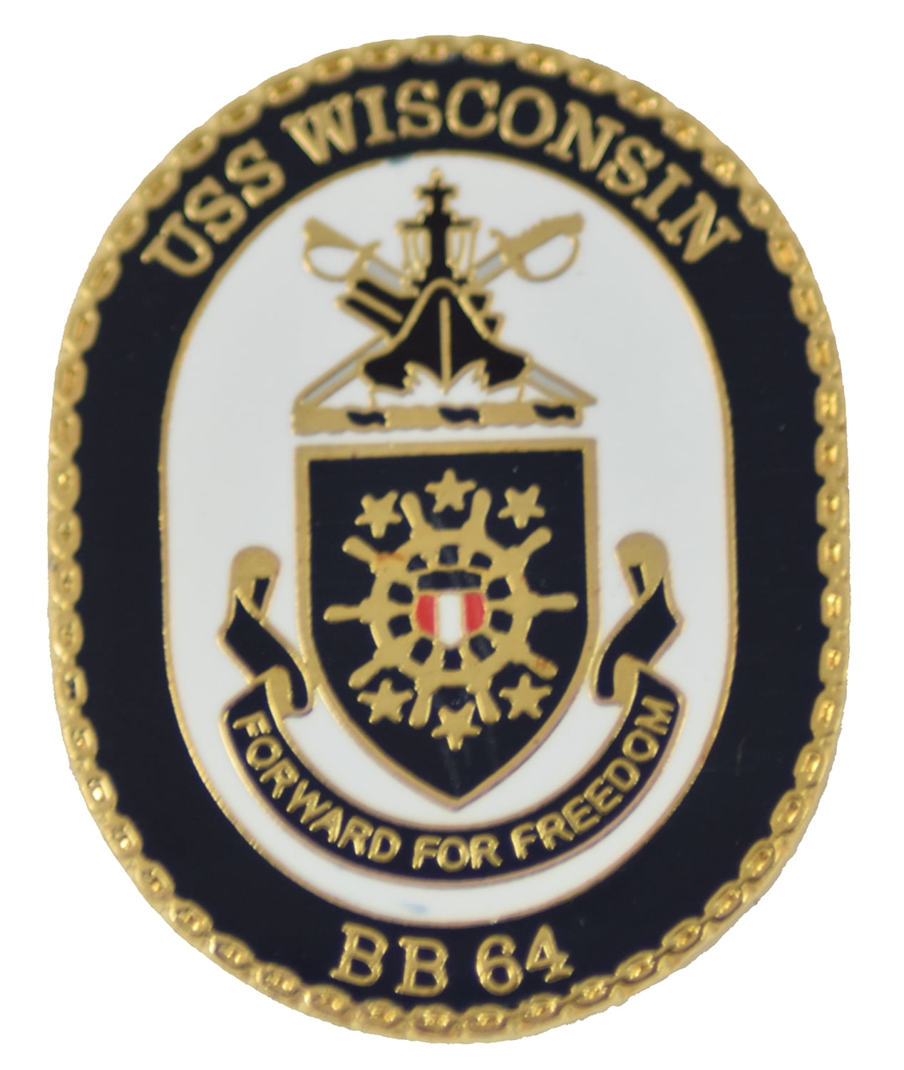 USS WISCONSIN HAT PIN - Walmart.com
